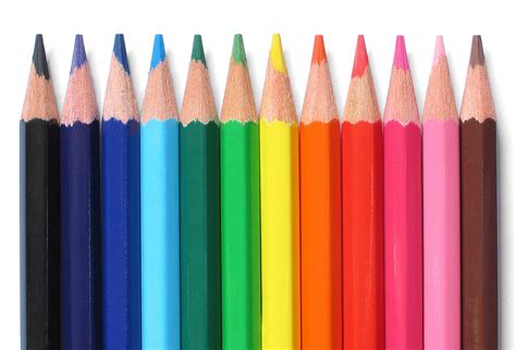 Colored pencils arrangement Free Stock Photo | FreeImages