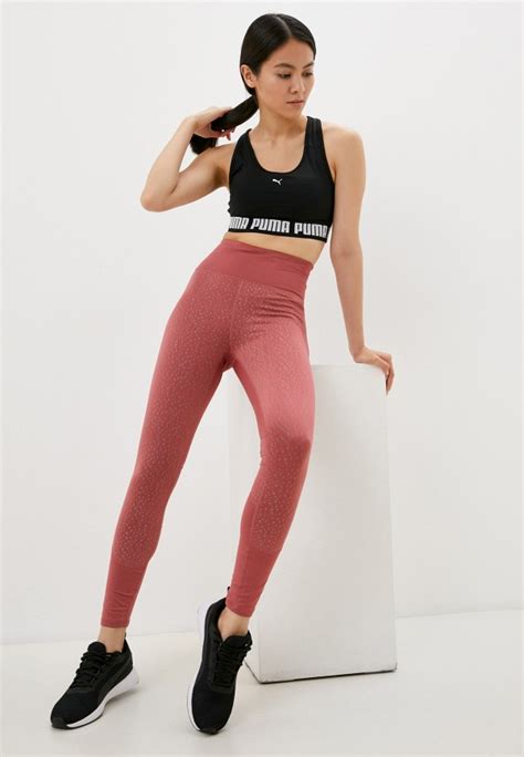 Тайтсы PUMA RUN REFLECTIVE HW FULL TIGHT W, цвет: розовый, RTLABX333401 ...