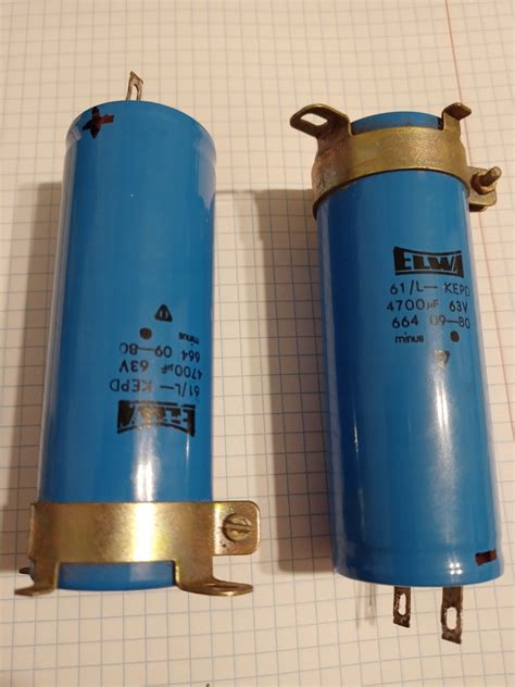 4700mF/63 V kondensator elektrolit. Elwa 80r. - 11728246739 - oficjalne ...