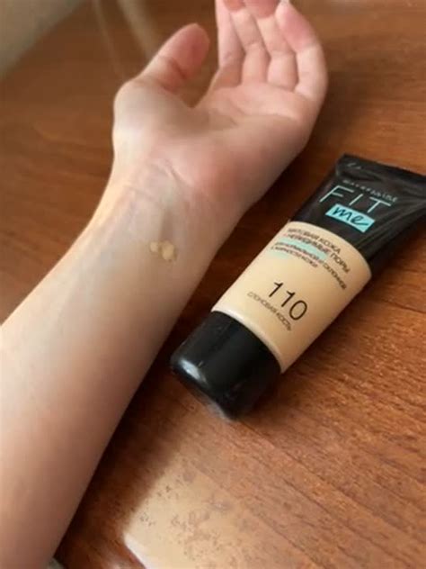 MAYBELLINE NEW YORK Тональный крем для лица "Fit Me", матирующий ...