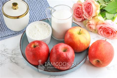 Яблоки, запеченные с творожным сыром — рецепт с фото пошагово