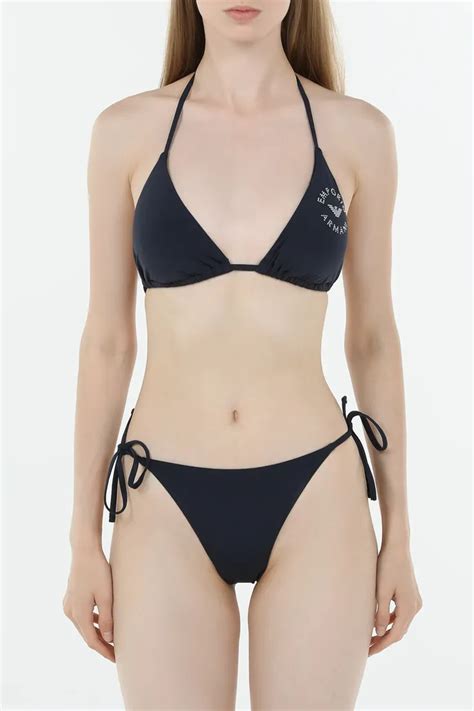 Купальник раздельный на завязках EMPORIO ARMANI - цена 11150 ₽ купить в ...