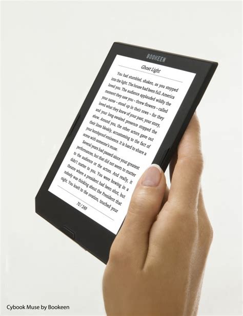 Bookeen Cybook Muse - nová čtečka eknih