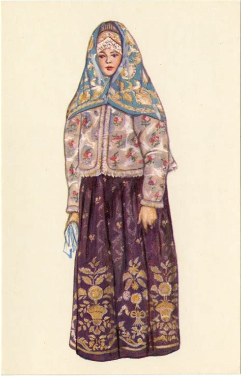 ЖЕНСКИЙ ПРАЗДНИЧНЫЙ СЕВЕРНЫЙ КОСТЮМ / WOMAN SUNDAY CLOTHES, NORTHERN ...