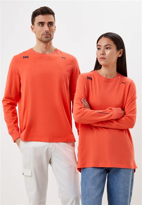 Лонгслив PUMA PUMA x Helly Hansen LS Tee Hot Coral, цвет: оранжевый ...