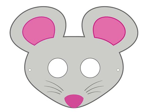 Мышка из бумаги распечатать