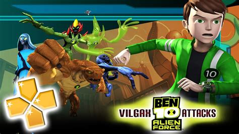 BEN 10 Alien Force Vilgax Attacks PPSSPP Gameplay Full HD / 60FPS - YouTube