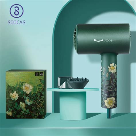 SOOCAS H5 Inexperienced Anion Hair Dryer soocas 1800W Skilled Blow ...