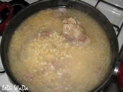 Гриси - зимняя мясная ливанская каша : Каши