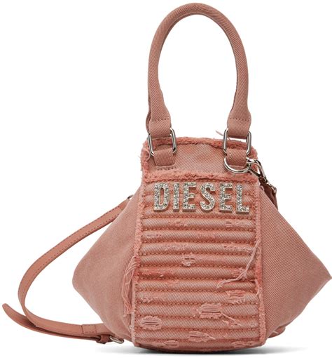 Diesel: Pink D-Vina-C XS Bag | SSENSE