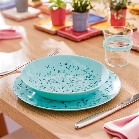 Tafelservice Diwali Light Blue 19-Tlg. LUMINARC