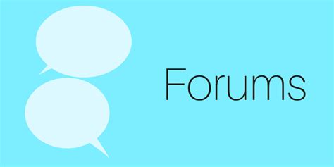 Using forums effectively - ways to improve engagement - Technology ...