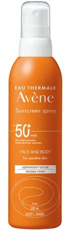 Avene SPF 50+ Spray ingredients (Explained)