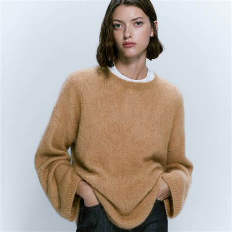 Свитер Massimo Dutti Cape, желтовато-коричневый – купить по выгодным ...