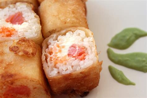 Харумаки с лососем | рецепт | sushifan.ru