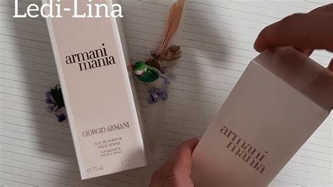 Женская туалетная вода Giorgio Armani Mania - YouTube