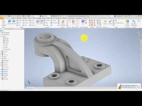 Inventor 2020 Tutorial | 3D Modeling Design - YouTube
