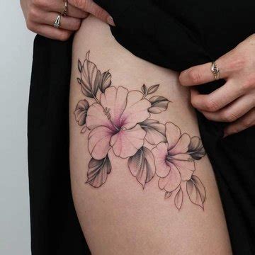 Тату Гибискус — Значение, Эскизы и Идеи | VeAn Tattoo