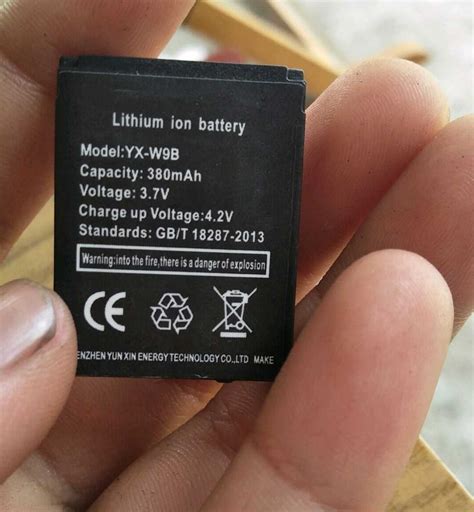 YX-W9B battery WX-W9A smart hand YX-S1 watch mobile phone battery YQ ...