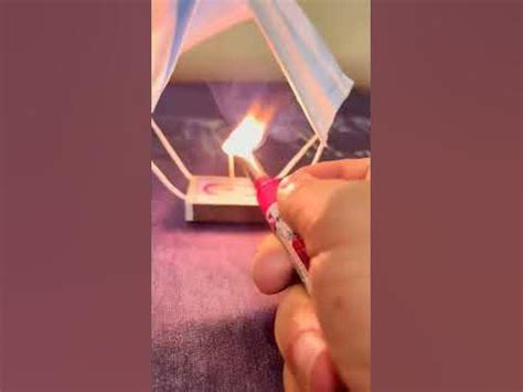 Воздушный шар из маски и спичек #shorts #самоделки #полет - YouTube