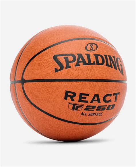 Мяч баскетбольный Spalding React TF-250 Original, 7 размер, оранжевый ...