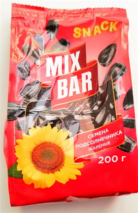 Снэки Mix bar Семена подсолнечника жареные - «Плюсы и минусы семечек ...