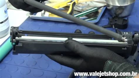 Vídeo Recarga do Toner HP Q2613X | 13X | 1300 - Treinamento ValeJet ...