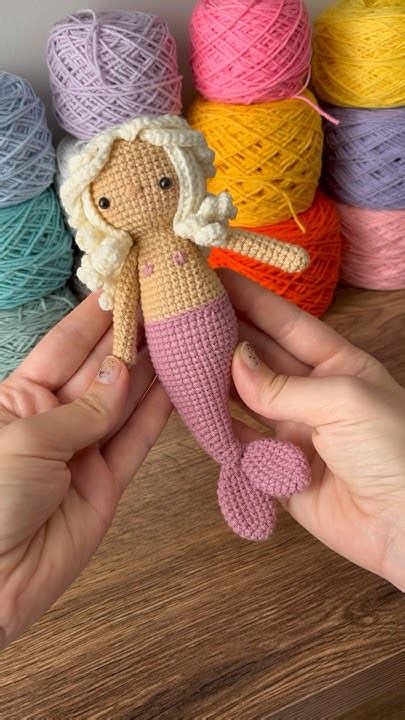Вяжу игрушки на каждую букву алфавита. Сегодня буква «Р»🧜‍♀️ #crochet # ...
