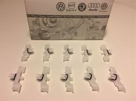 10X new genuine oem VW Touareg 2004 - 2010 door sill rail clip set ...