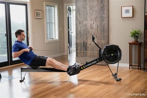 Гребной тренажер Concept 2 RowErg Standart (ex модель D) черный купить ...
