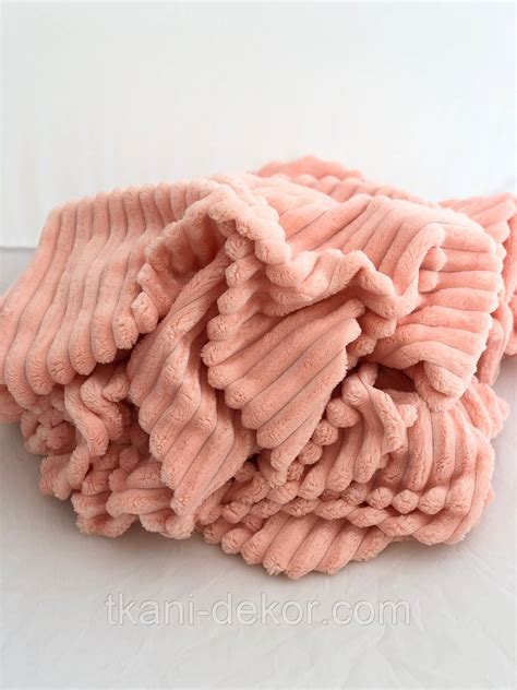 Ткань плюшевая Minky Stripes персик (шарпей): продажа, цена в Харькове ...