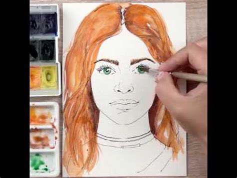 Как нарисовать портрет. Скетчинг. Speedpaint. Поддержи Аню🌷 лайком👍 ...