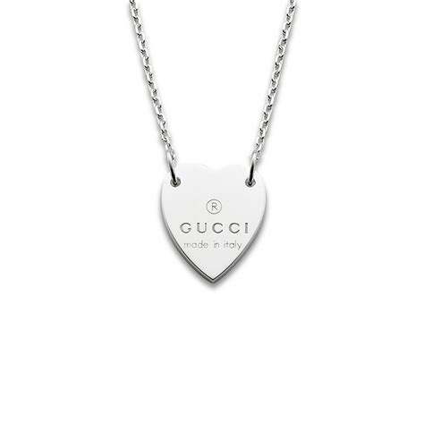 Gucci Trademark Heart Pendant Necklace | Gregory Jewellers