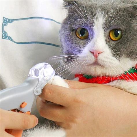 Когтерезка для собак, котів і кішок з підсвічуванням Pet Comfy, ножиці ...