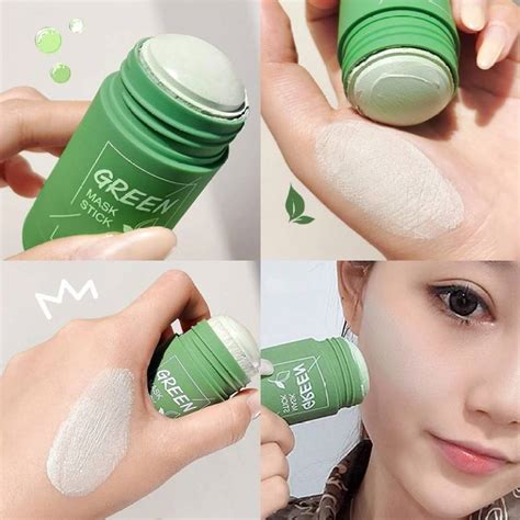 GULGLOW99 Green Tea Solid Mask, Eggplant Masks, Purifying Clay Stick ...