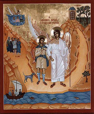 Галерея. Иконы Архангела Рафаила [Angelologia | Ангелология ...