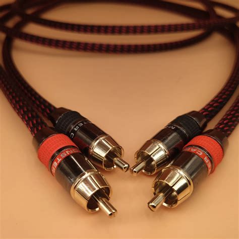 Высококачественный аудиокабель Hi-Fi monster из чистой меди с двойным ...