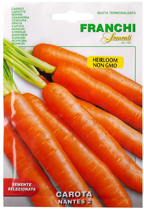 Buy Franchi Sementi Nantes Carrot Online | Faithful to Nature