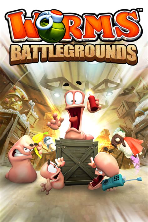 Worms: Battlegrounds (2014) Xbox One box cover art - MobyGames