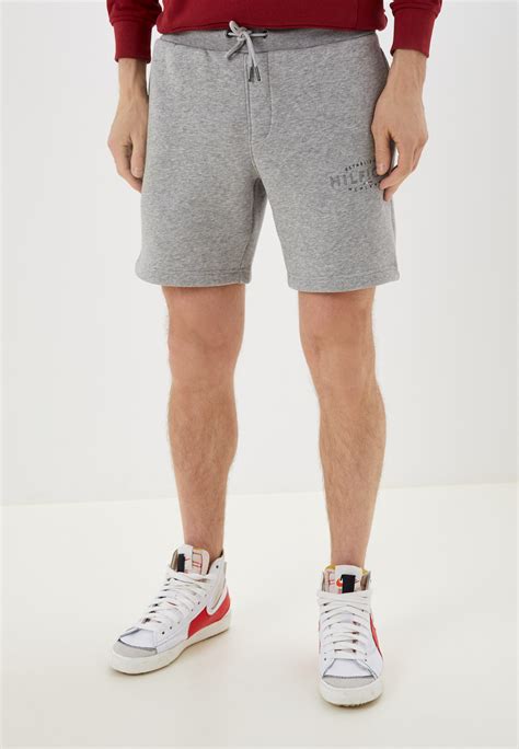 Шорты спортивные Tommy Hilfiger с начесом, цвет: серый, RTLACK104401 ...