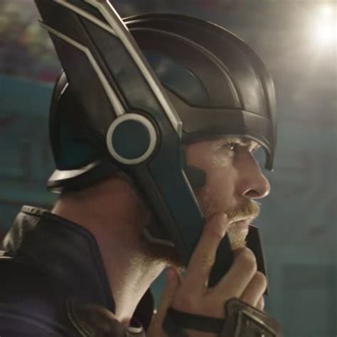 Thor With His Helmet On