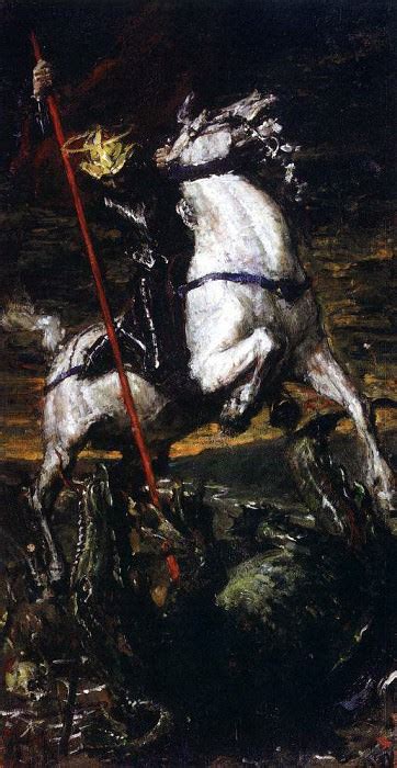 Георгий Победоносец. 1885 (картина) — Валентин Александрович Серов