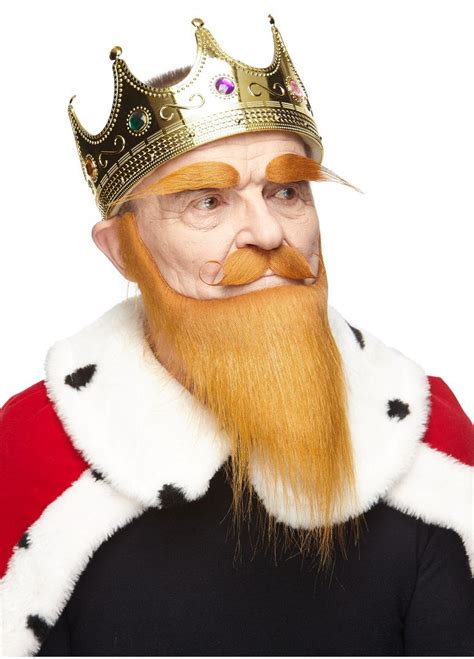 Medieval King ginger beard mustache and eyebrows 036-LB | Etsy