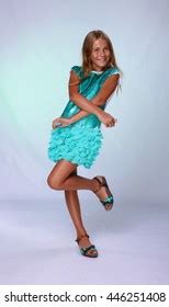 Very Beautiful Young Slim Tanned Girl Stock Photo 446251408 | Shutterstock