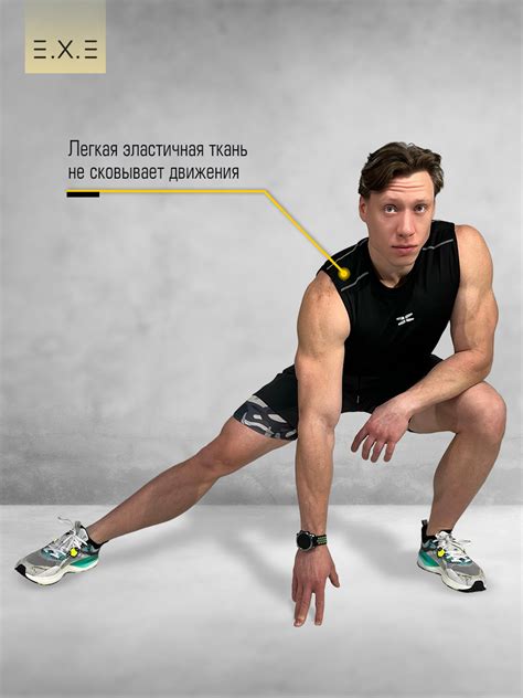 Спортивная футболка-майка, для фитнеса, обтягивающая, компрессионная ...