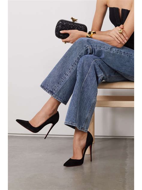 CHRISTIAN LOUBOUTIN So Kate 120 suede pumps | NET-A-PORTER