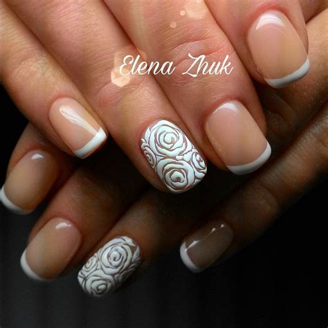 #френчкемерово #френчманикюр #розы #эмпаста #мягкийквадрат #отруки # ...