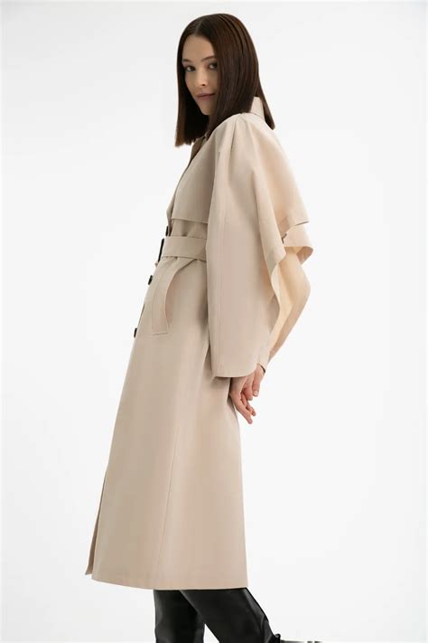 Плащ с декоративной кокеткой SnowQueen_collection 622847003 цены в ...