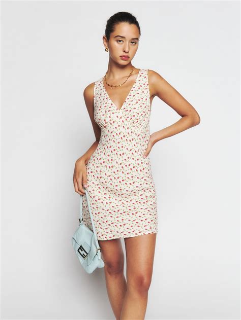 Reformation Calix Dress in White | Lyst