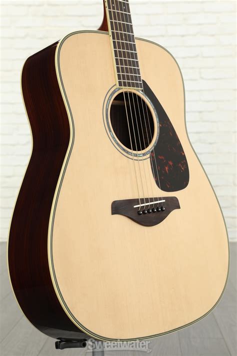 Yamaha FG830 Dreadnought Acoustic Guitar - Natural | Sweetwater